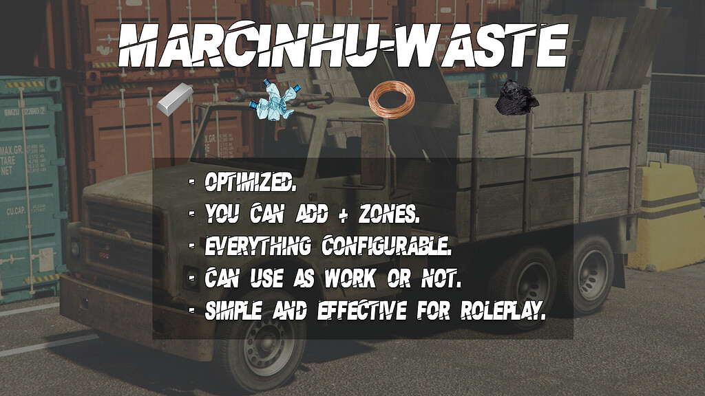 [ESX] [PAID] - Scrap Job - FiveM Releases - Cfx.re Community