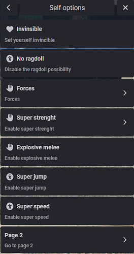 Powers Menu (abandoned, but V2 is released !) - FiveM Releases - Cfx.re ...
