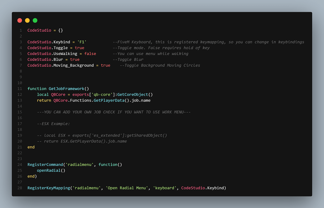 Radial Menu | QB-ESX-Standalone - FiveM Releases - Cfx.re Community