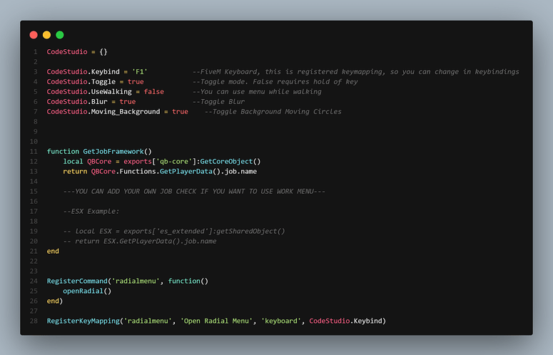 Radial Menu | QB-ESX-Standalone - FiveM Releases - Cfx.re Community