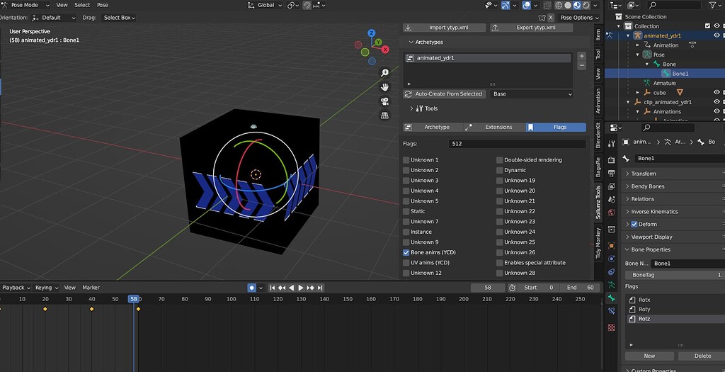 Animated Ydr Using Sollumz Blender Modding Tutorials Cfx Re Community