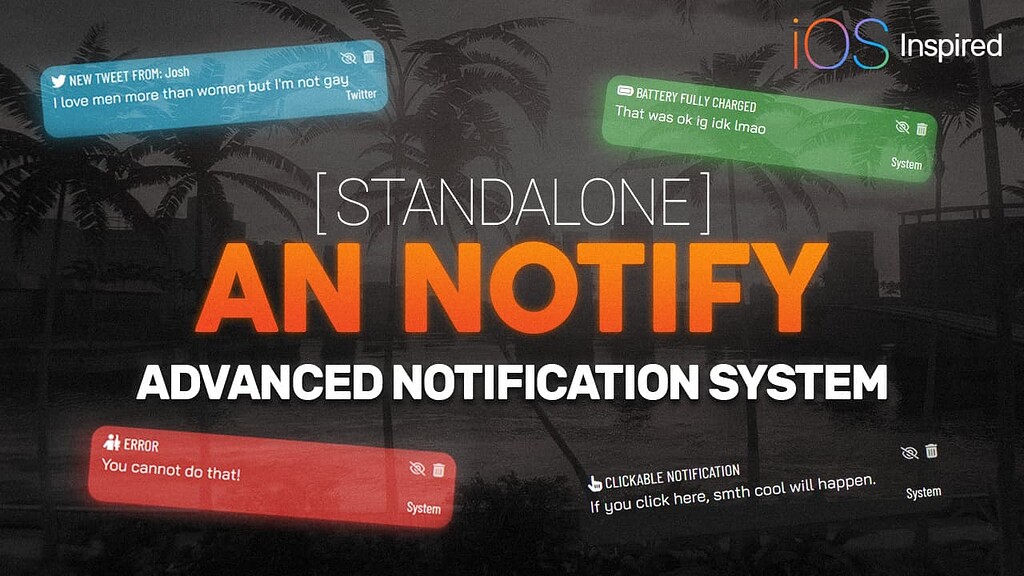 AN Notify | Advanced Notification System [PAID] - FiveM Releases - Cfx ...