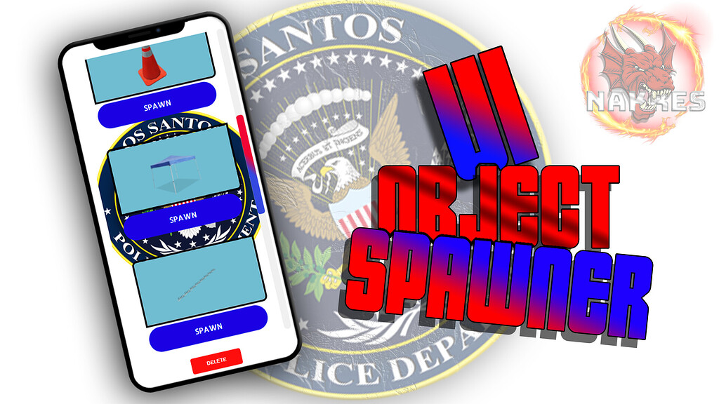 [PAID] [ESX] UI Object Spawner - LSPD phone design - FiveM Releases - Cfx.re Community