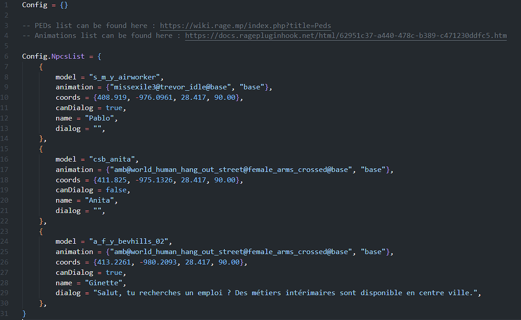 [ESX/QB/Standalone] NPC Creator w. dialogs and animations - FiveM ...