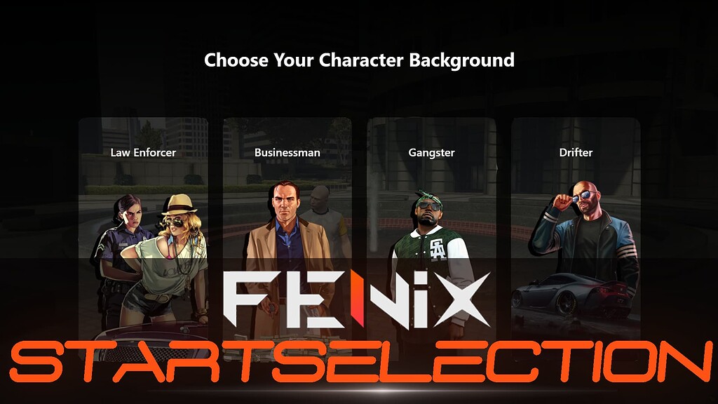 [PAID] fnx-startselection - Choose in-game Background - FiveM Releases ...