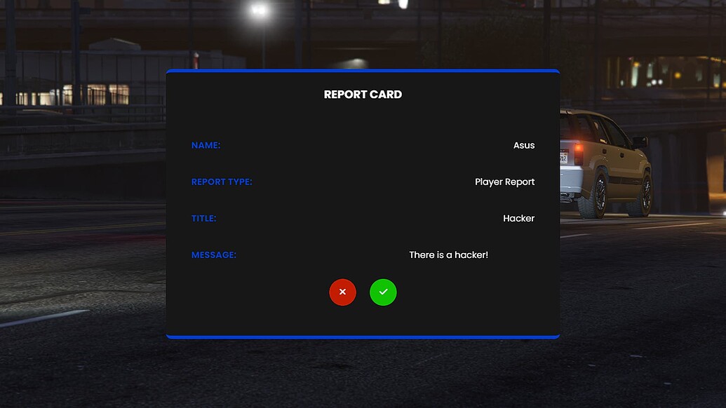 [PAID] [ESX] At0m Report System - FiveM Releases - Cfx.re Community