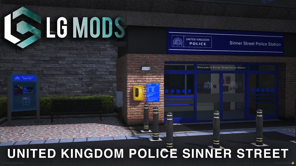 Lore-Friendly UK Sinner Street Police Station [MLO] - FiveM Releases ...