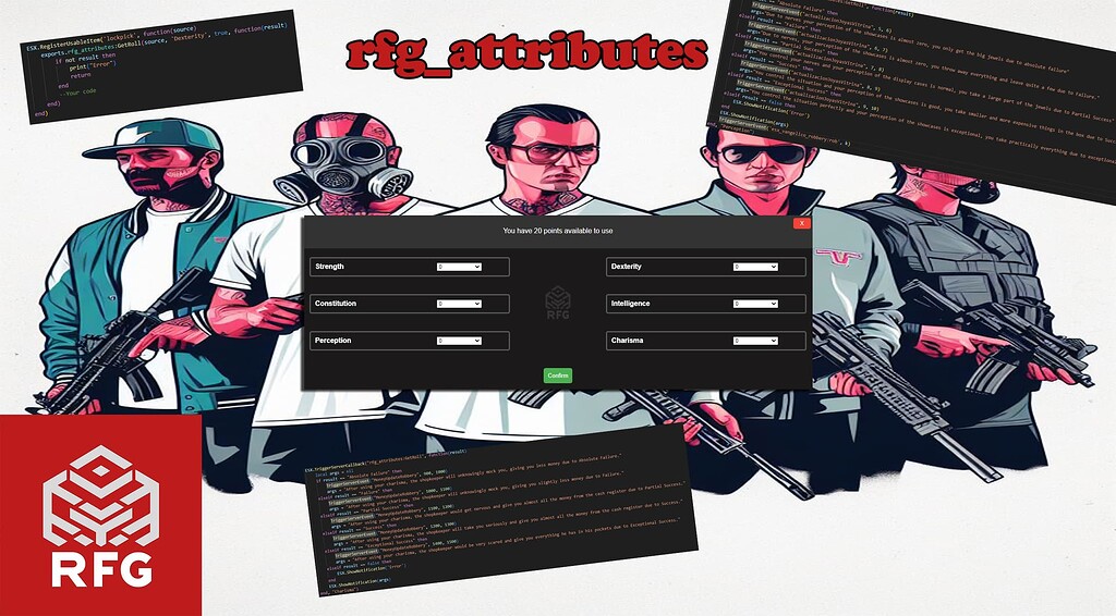 [ESX] Attributes System - FiveM Releases - Cfx.re Community