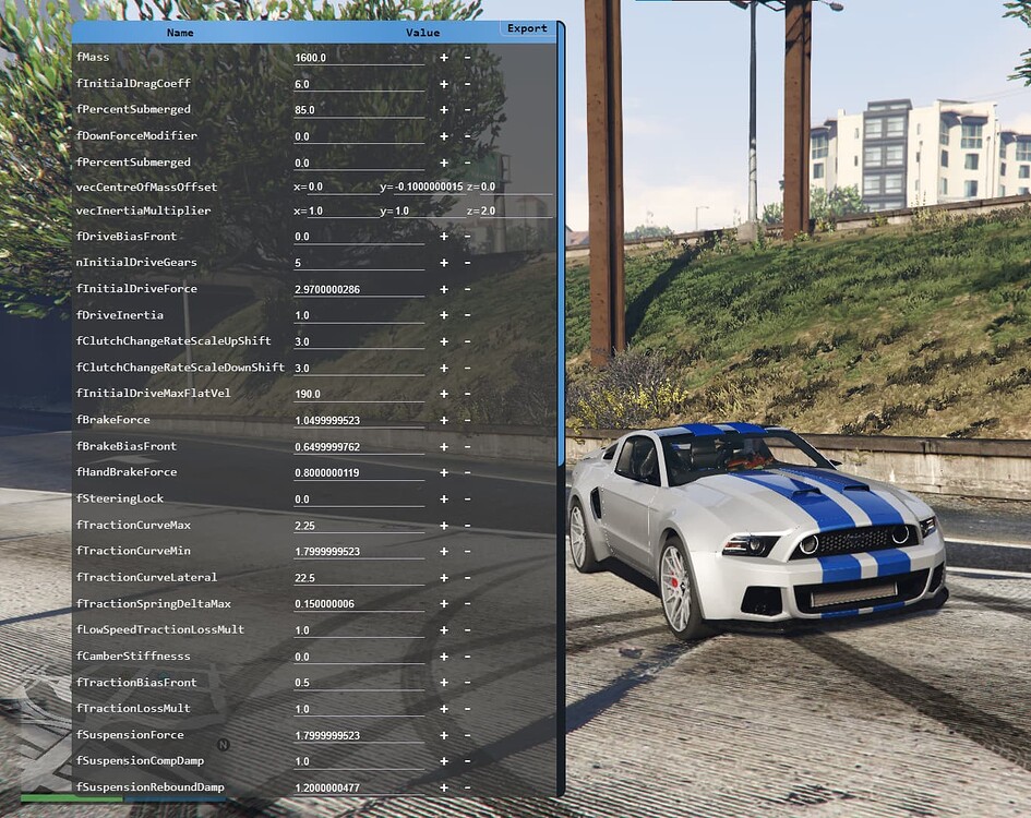 Handling Editor - FiveM Releases - Cfx.re Community