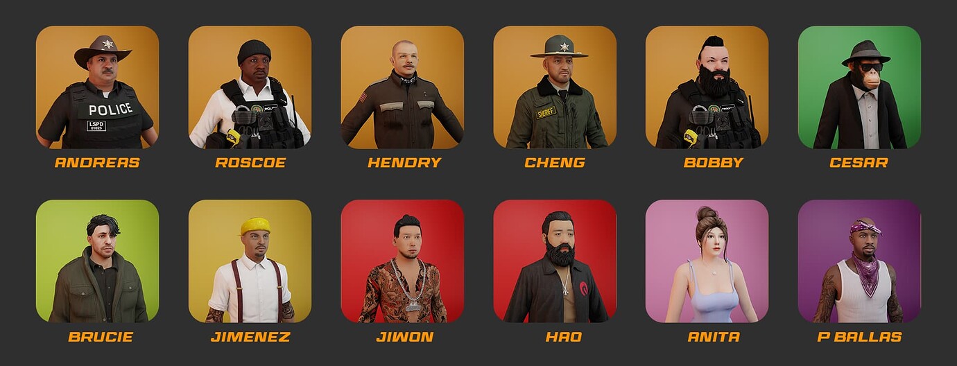 [PED] CESAR "The Chimpanzee" (Custom Ped) - FiveM Releases - Cfx.re ...