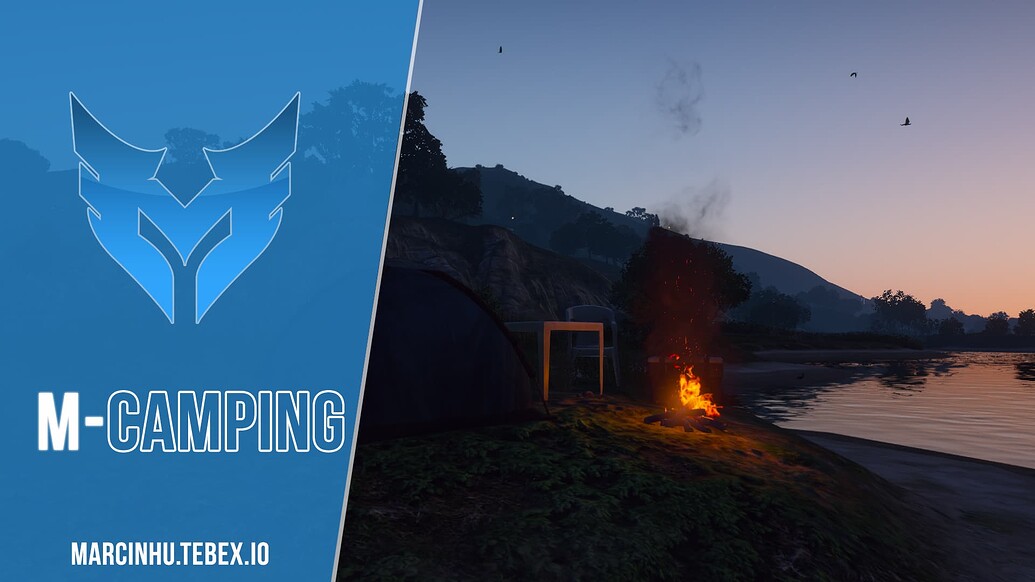 [PAID] [QBCORE] - m-Camping - Showers - Cooking - Tent's - Chairs and ...