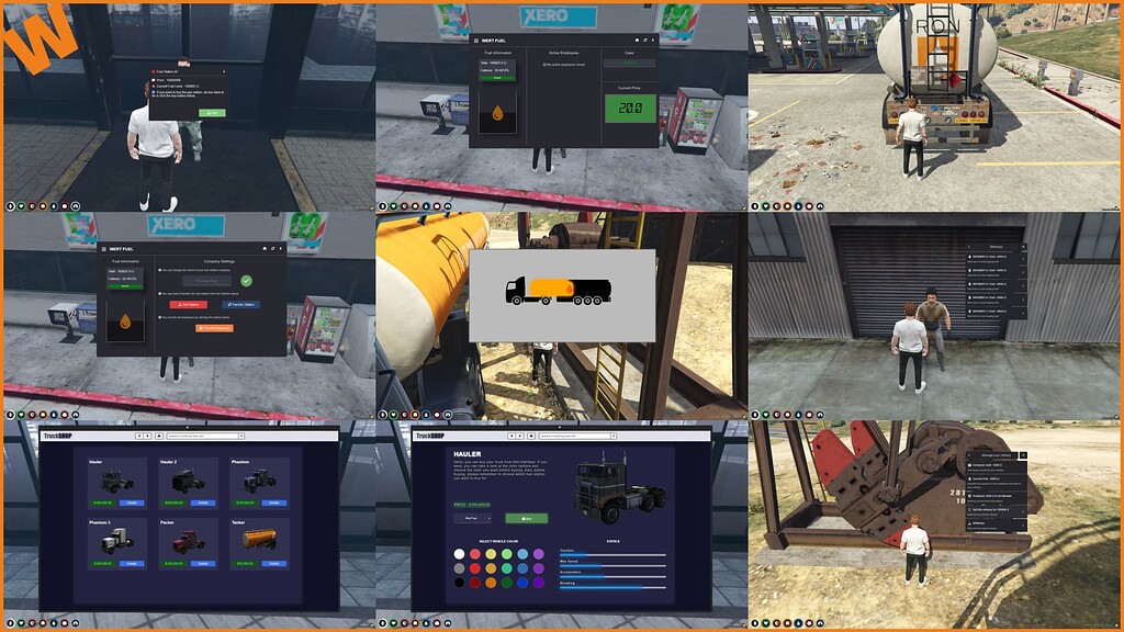 [QBCore / ESX / Qbox] Wert Fuel Stations (Job, Buy, Manage, Create and ...