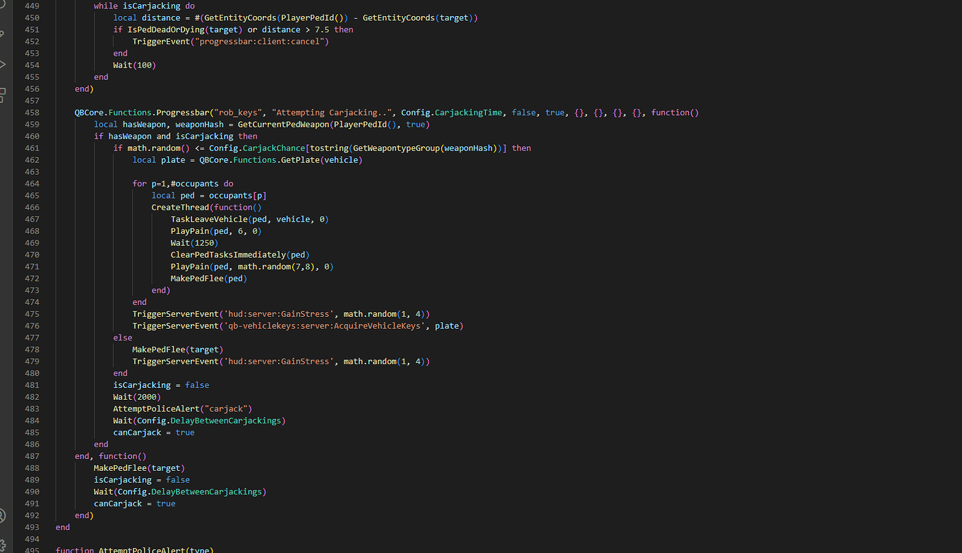Qb-vehiclekeys/client/main.lua:461 ERROR when trying to hijack a car ...