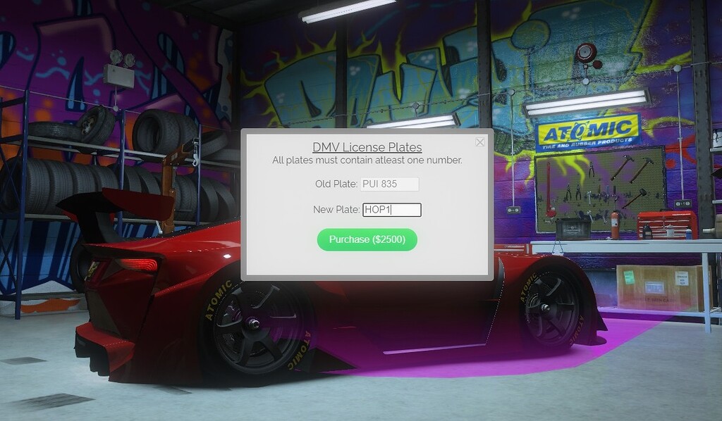 [FREE] [ESX] [RELEASE] DMV Personalised License Plates - FiveM Releases ...