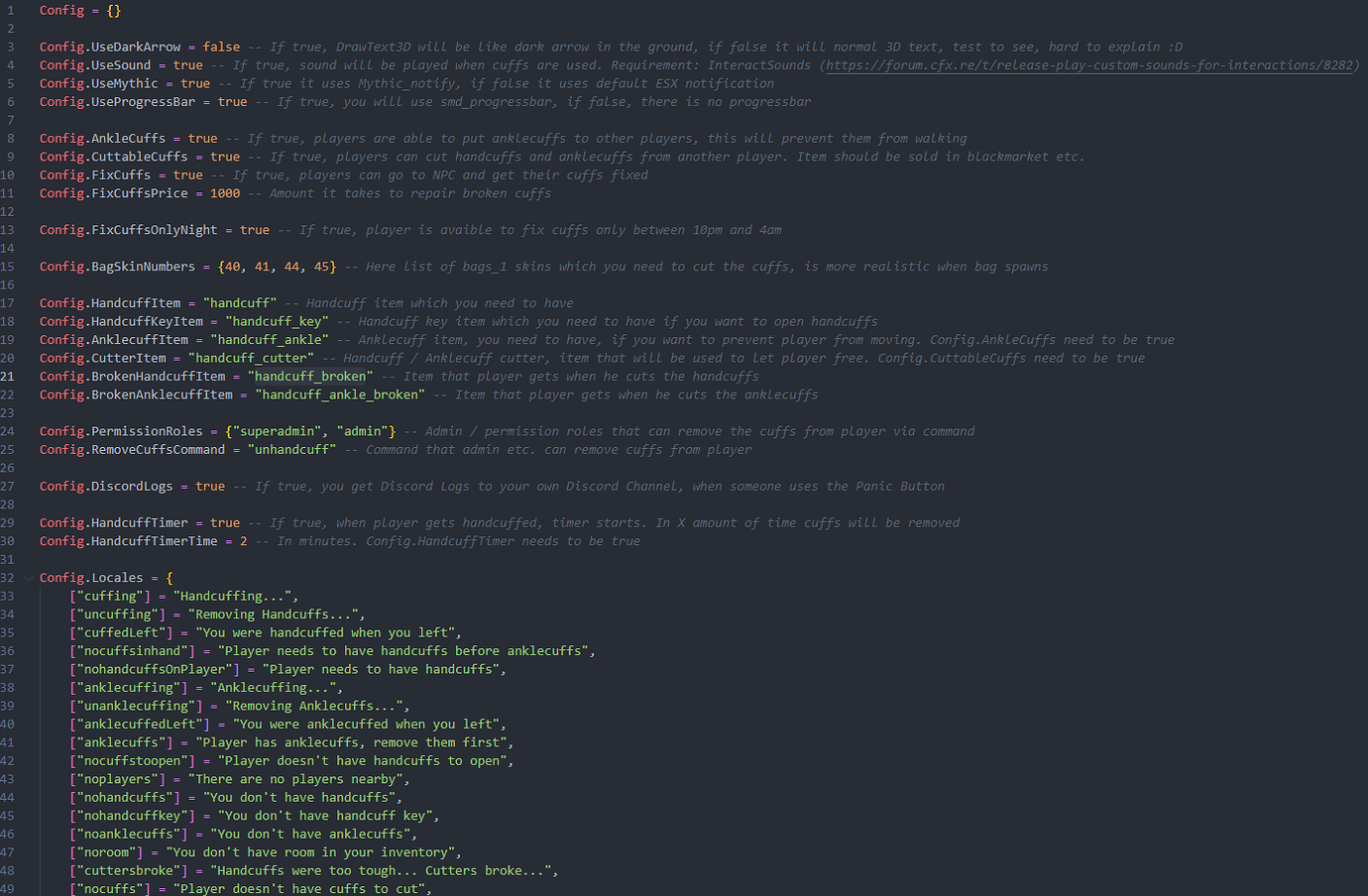 [ESX] [QBCore] [PAID] SMD_Handcuffs - The most advanced handcuff script ...