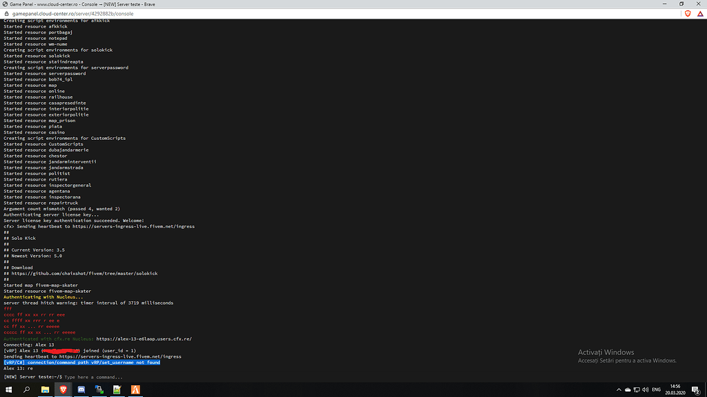 Server error vRP - FiveM Client Support - Cfx.re Community Server error vRP - FiveM Client Support - Cfx.re Community