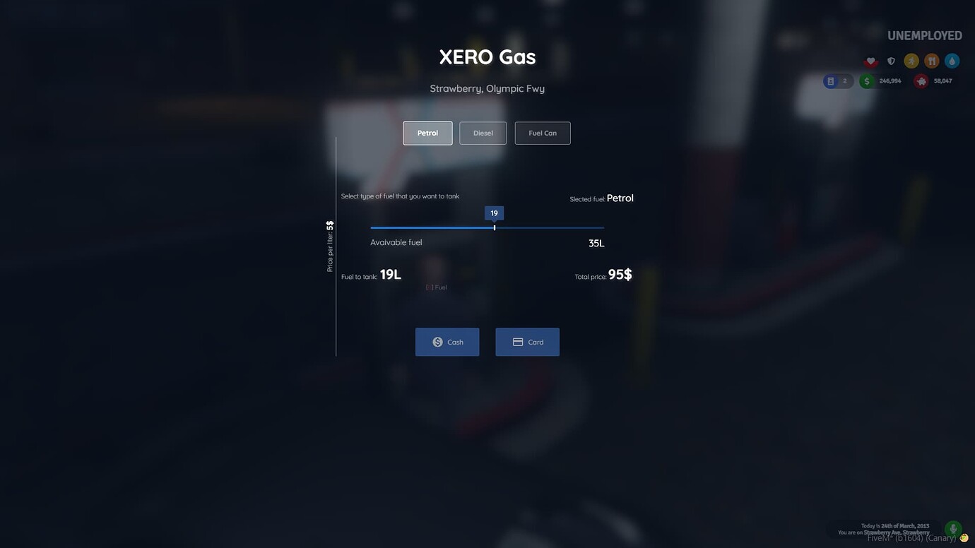 [ESX] Fuel System [Diesel, Petrol, Electric] [FREE] - FiveM Releases ...
