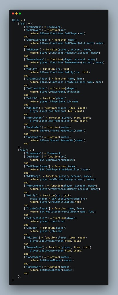 Easy QB-ESX Config Base [For Developers] - FiveM Releases - Cfx.re Community