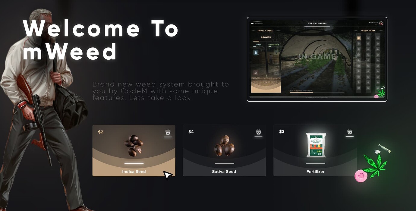 CodeM mWeed ( Advanced Weed System ) - FiveM Releases - Cfx.re Community