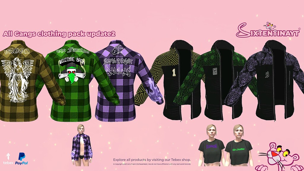 All GTA Gangs Clothing Pack Update 2 - FiveM Releases - Cfx.re Community