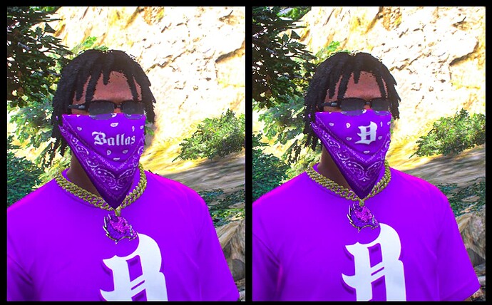 🟣 Ballas Gang Clothing | Custom Design | Male & Female [PAID][CLOTH ...