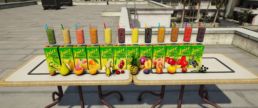 [ADDON] [PROPS] Juices & Fruits - FiveM Releases - Cfx.re Community