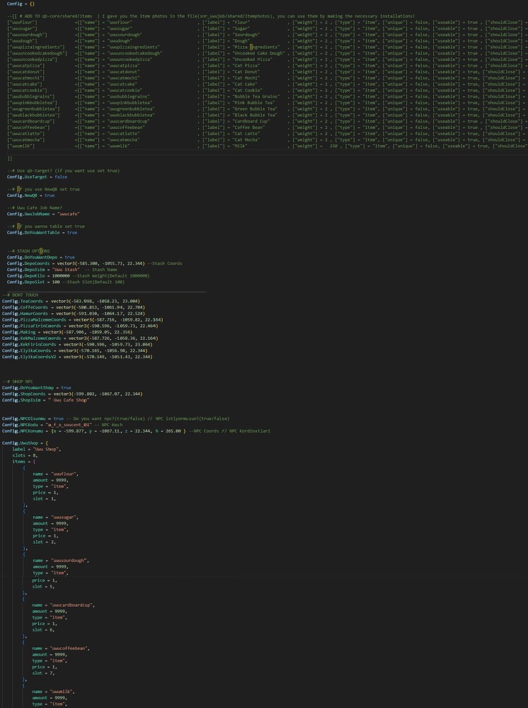 😍 Uwu Cafe Job | snr_uwujob (FiveM - QBCore) - FiveM Releases - Cfx.re ...