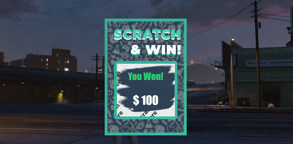 [FREE] [ESX + QBCORE] Scratch Tickets 🎫 - FiveM Releases - Cfx.re Community