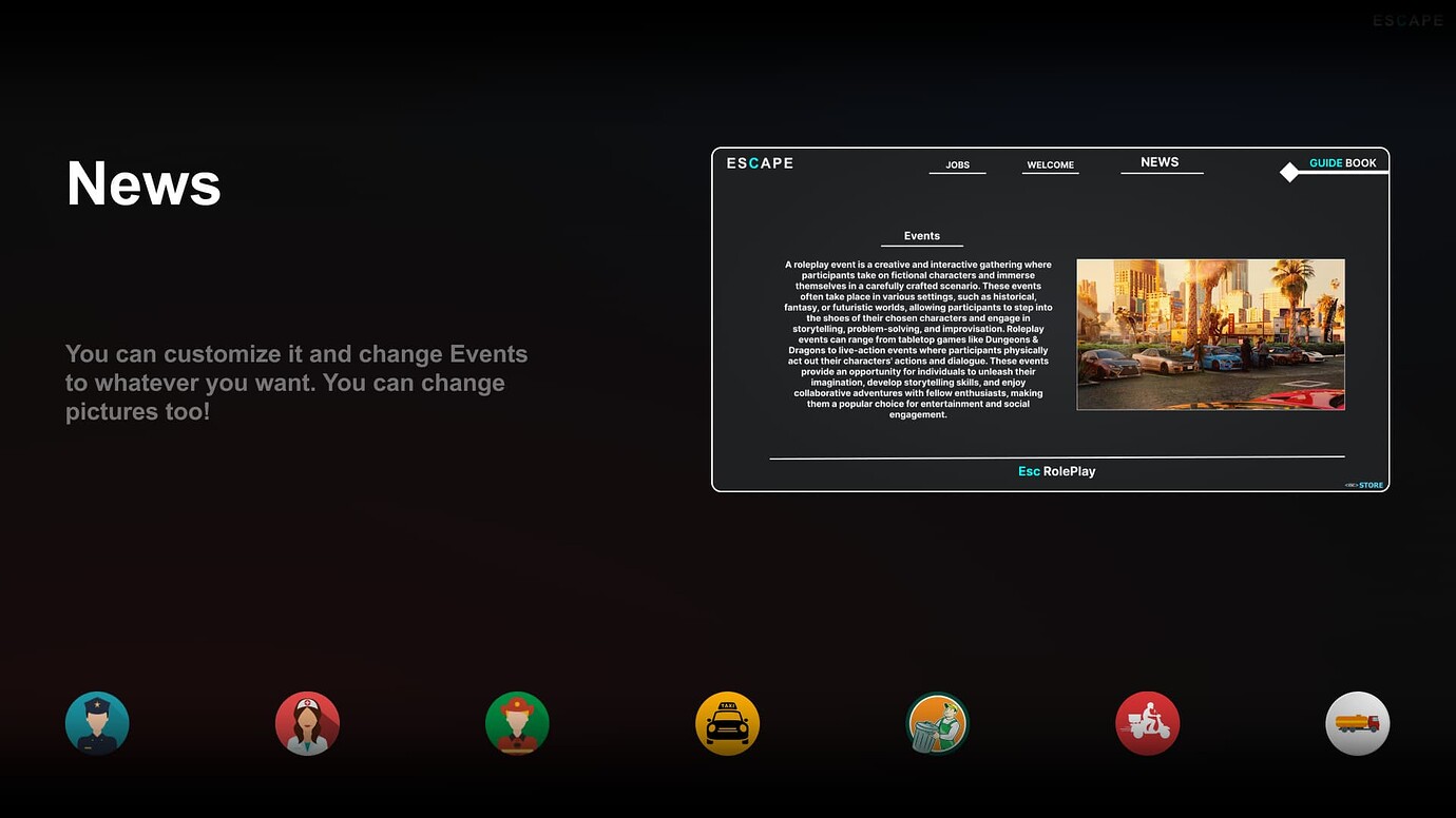 [FREE] Esc-GuideBook - FiveM Releases - Cfx.re Community