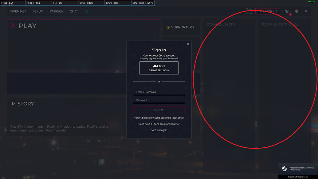 Fivem does show up [server list, community, fivem official page ...