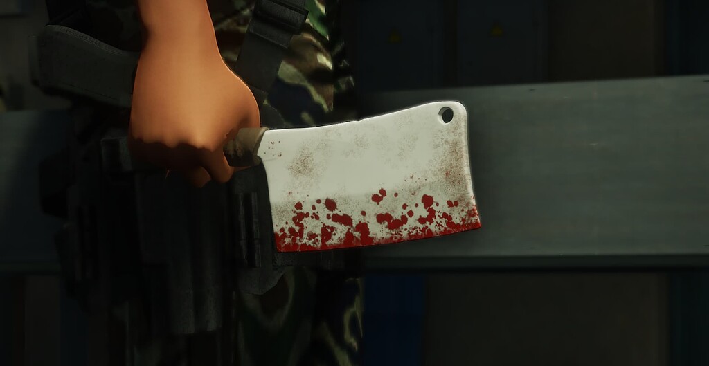 Bloody Butcher Meat Cleaver Knife - FiveM Releases - Cfx.re Community