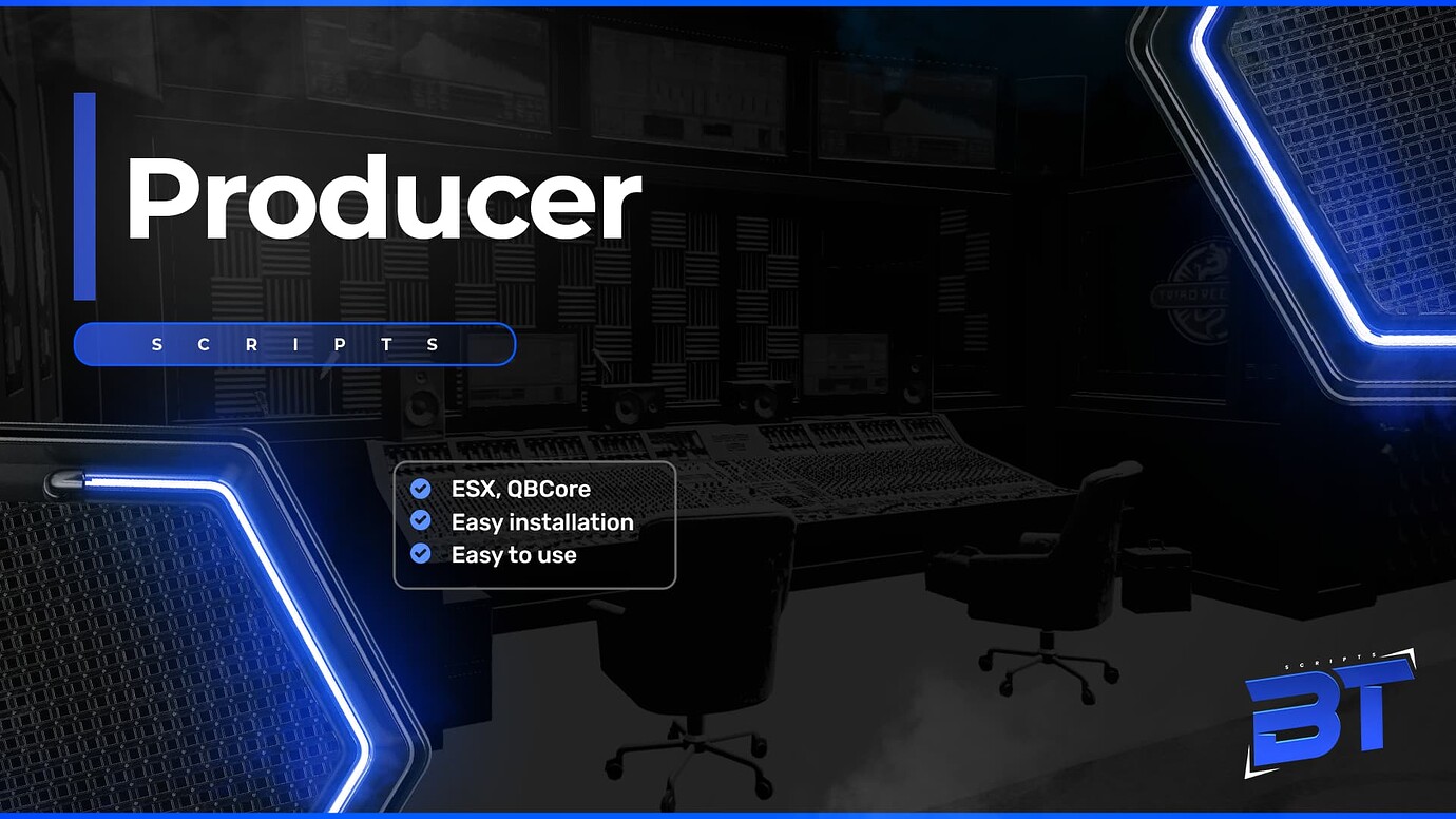 [PAID] [ESX / QB] B&T Music Producer - FiveM Releases - Cfx.re Community