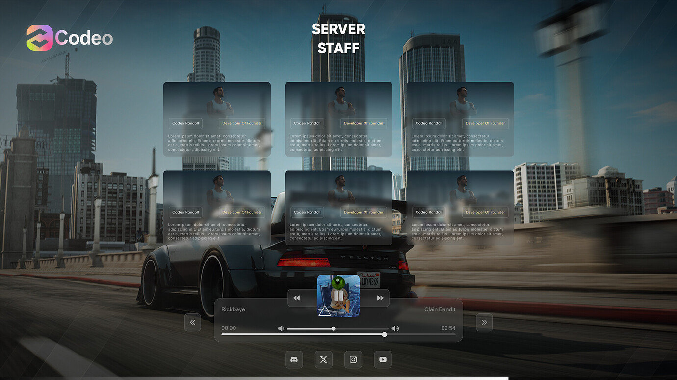 [STANDALONE] Codeo LoadingScreen - FiveM Releases - Cfx.re Community