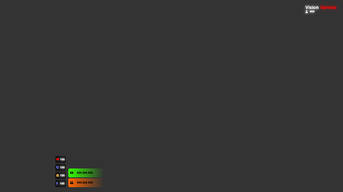 [ESX][FREE] Vision_HUD V2 - FiveM Releases - Cfx.re Community