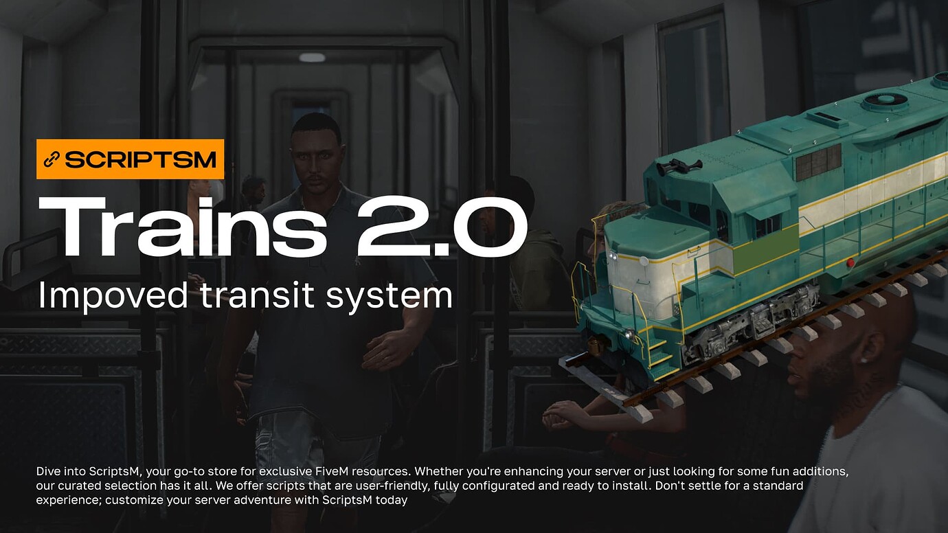 TRAINS 2.0 | Enchanced train system - FiveM Releases - Cfx.re Community