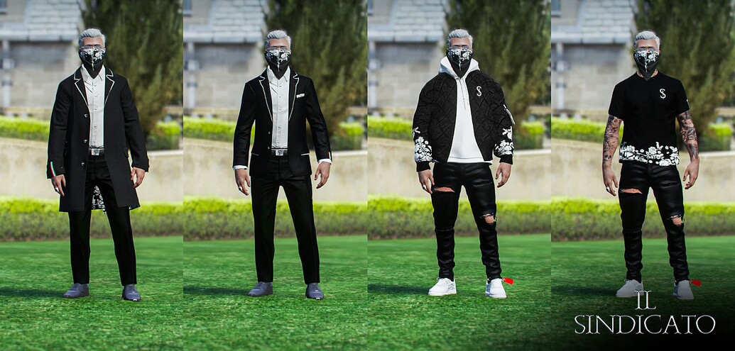 🔪 Sindicato Gang Clothing | Male + Female [PAID][CLOTH] - FiveM ...