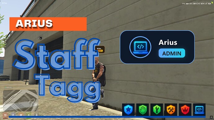 [ESX/QB/QBOX] Staff Tag - FiveM Releases - Cfx.re Community
