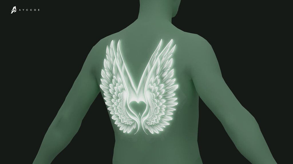Glowing Wings Back Tattoo (MP Male) - FiveM Releases - Cfx.re Community