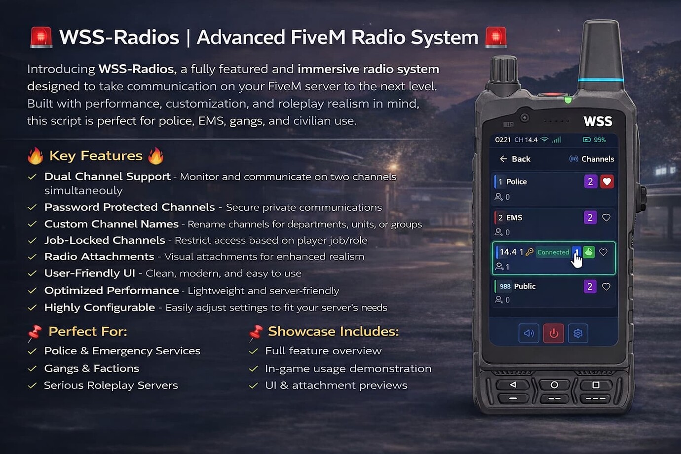 [PAID] Advanced Radios - FiveM Releases - Cfx.re Community