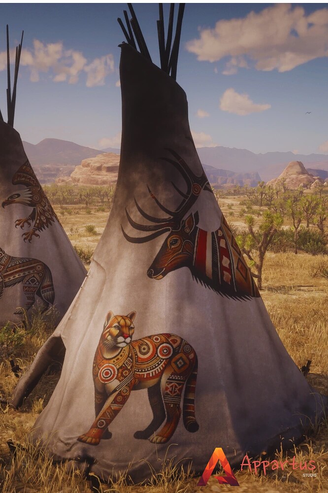 [PAID] Appartus - Custom Teepee Pack – 5 Variants - RedM Releases - Cfx ...