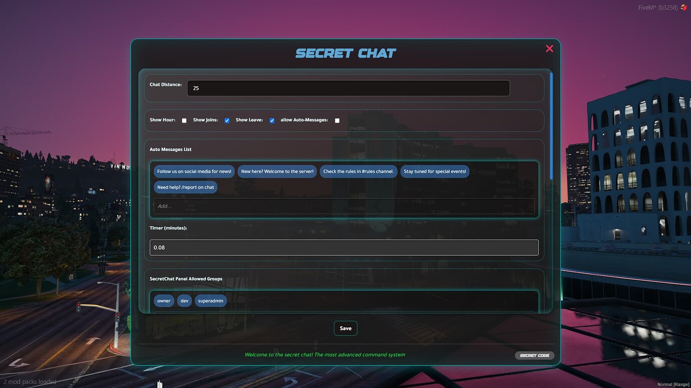 Command Creator | In-Game Command Creatorfor FiveM | Fully Customizable Command System - FiveM ...
