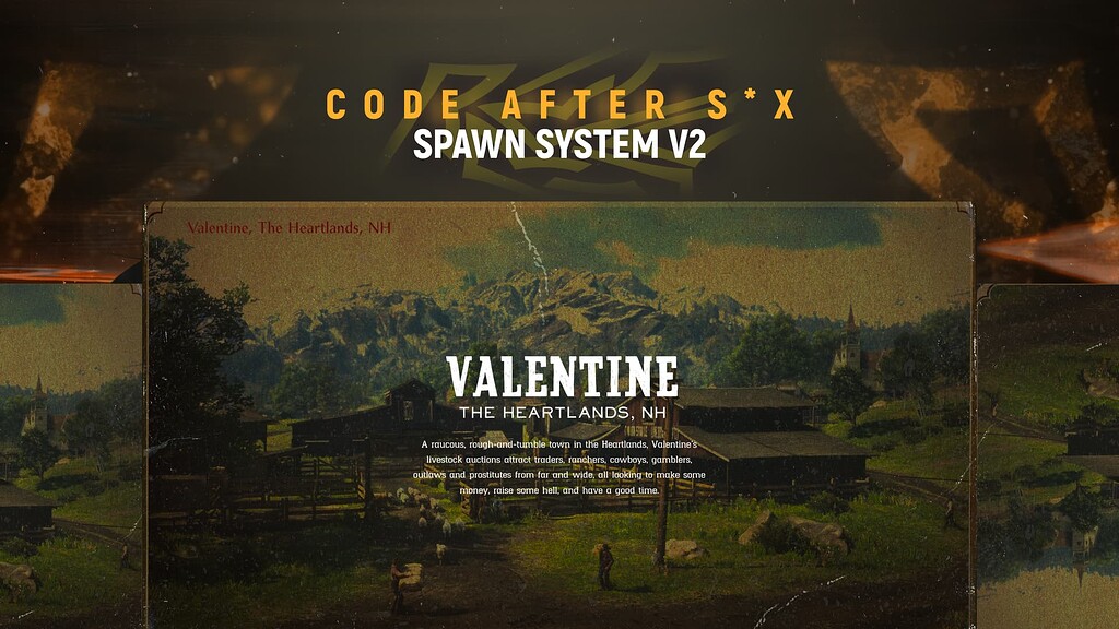 [LIVE DEMO] Spawn Selector V2 VorpCore - RedM Releases - Cfx.re Community