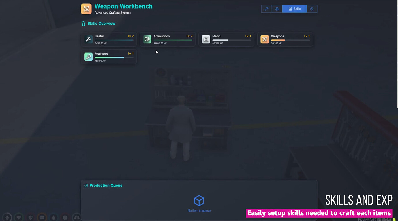Crafting Bench System [QBox | QBCore | ESX | Standalone ] - FiveM ...