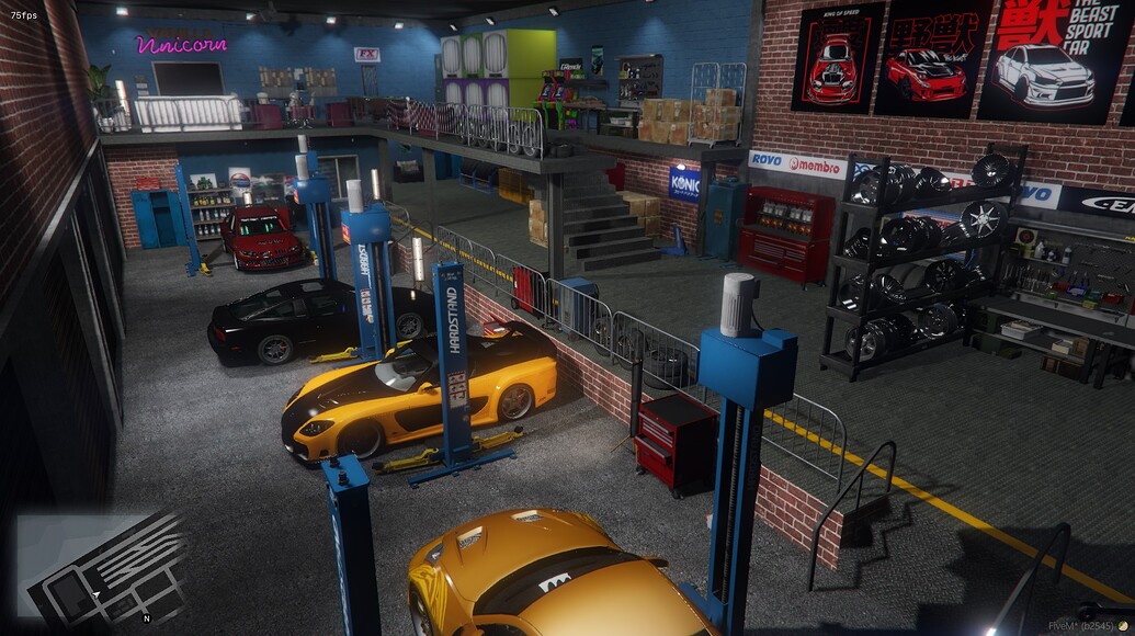 Han Garage map inspired Fast Tokyo Drift - FiveM Releases - Cfx.re ...