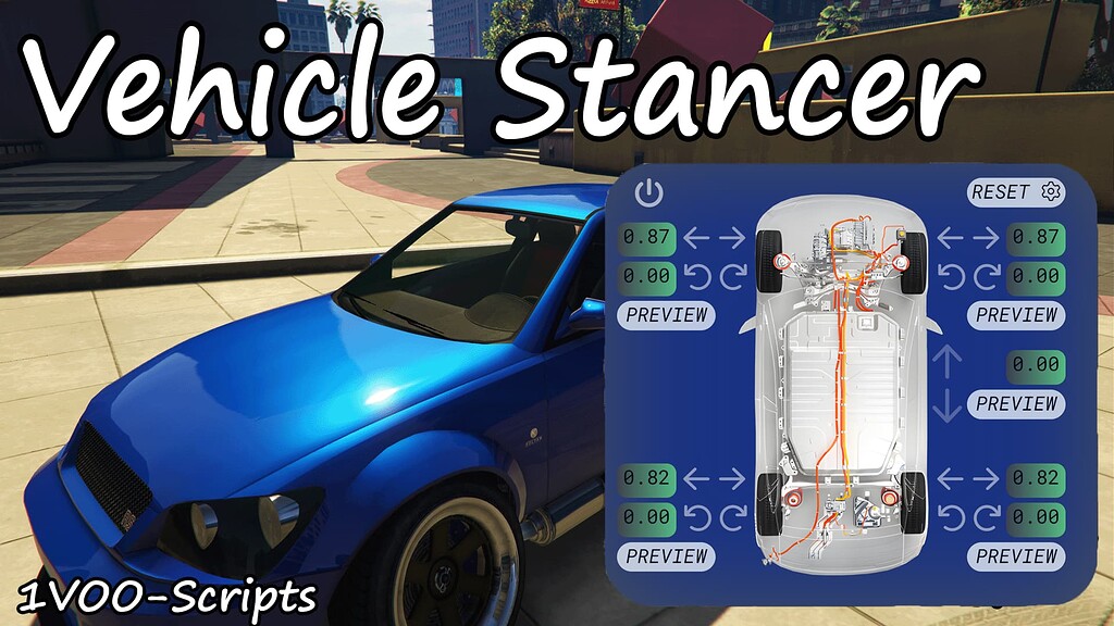 [PAID] [ESX] Vehicle Stancer X Air Suspension Script - FiveM Releases ...