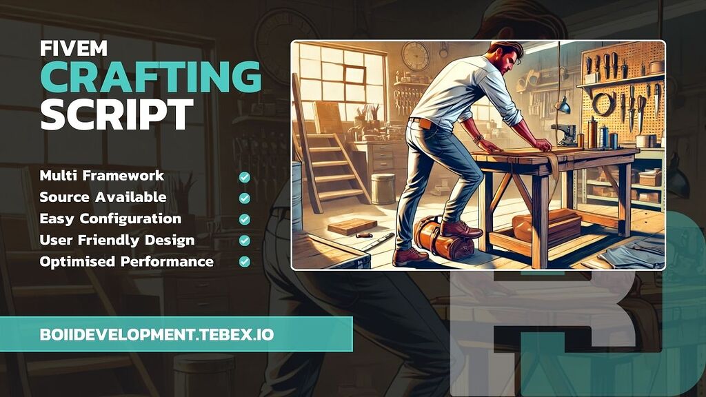 [QB | ESX | BOII | CUSTOM] Crafting Script v1.0.0 - FiveM Releases ...