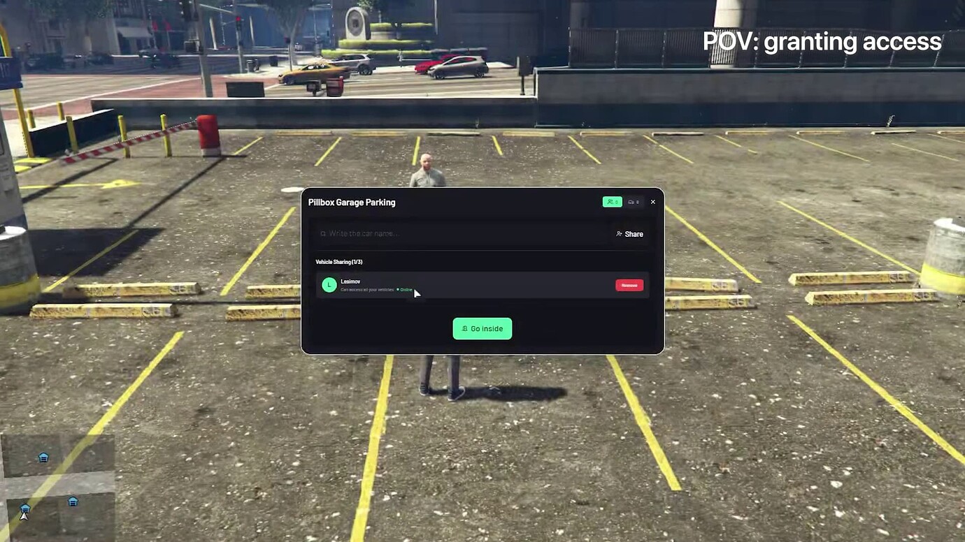 Dusa Garage | Persistent Vehicles, Shared Garages, All Customizations ...