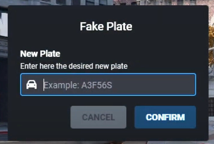 Dream Fakeplates (Change Plates, Inform Police and more) - FiveM ...