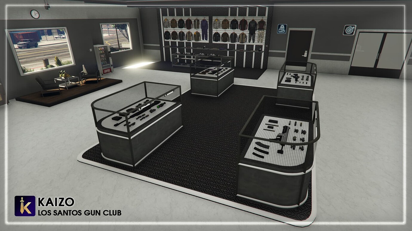 KAIZO GUN SHOP MLO V1 - Premium 4-Room Interior & Exterior Redesign - FiveM Releases - Cfx.re ...