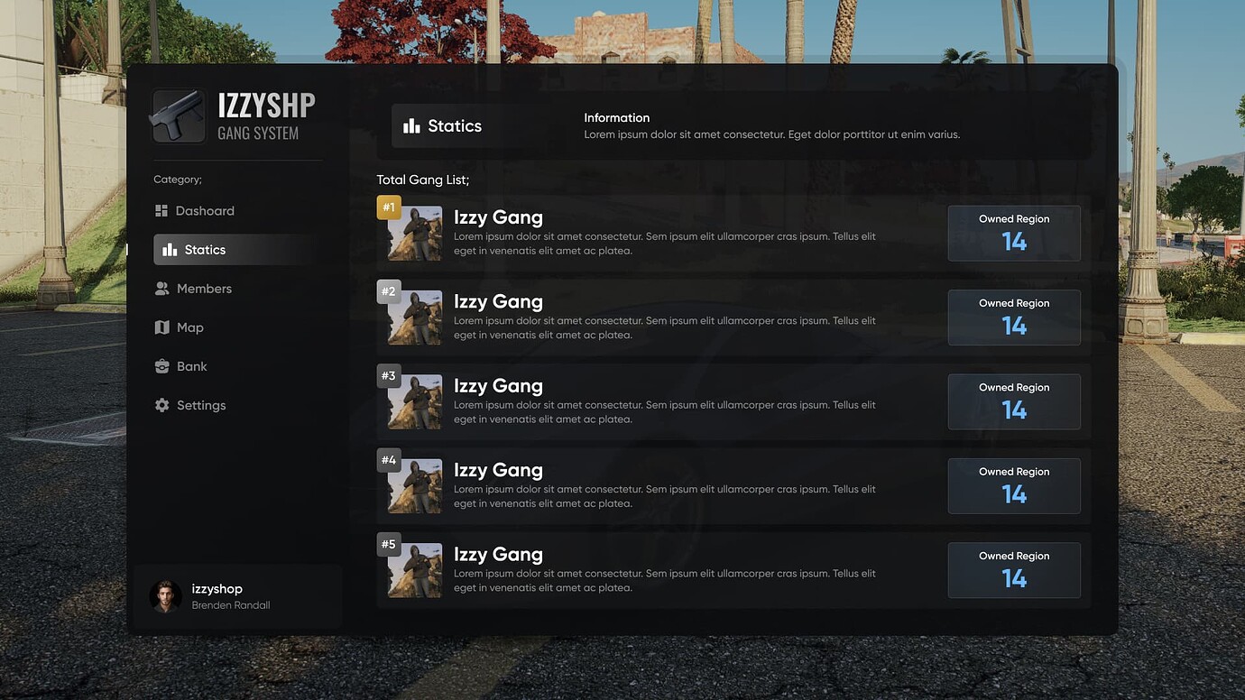 Advanced Gang System (Management, Zones, Spray) [ESX/QB/QBOX] - FiveM ...